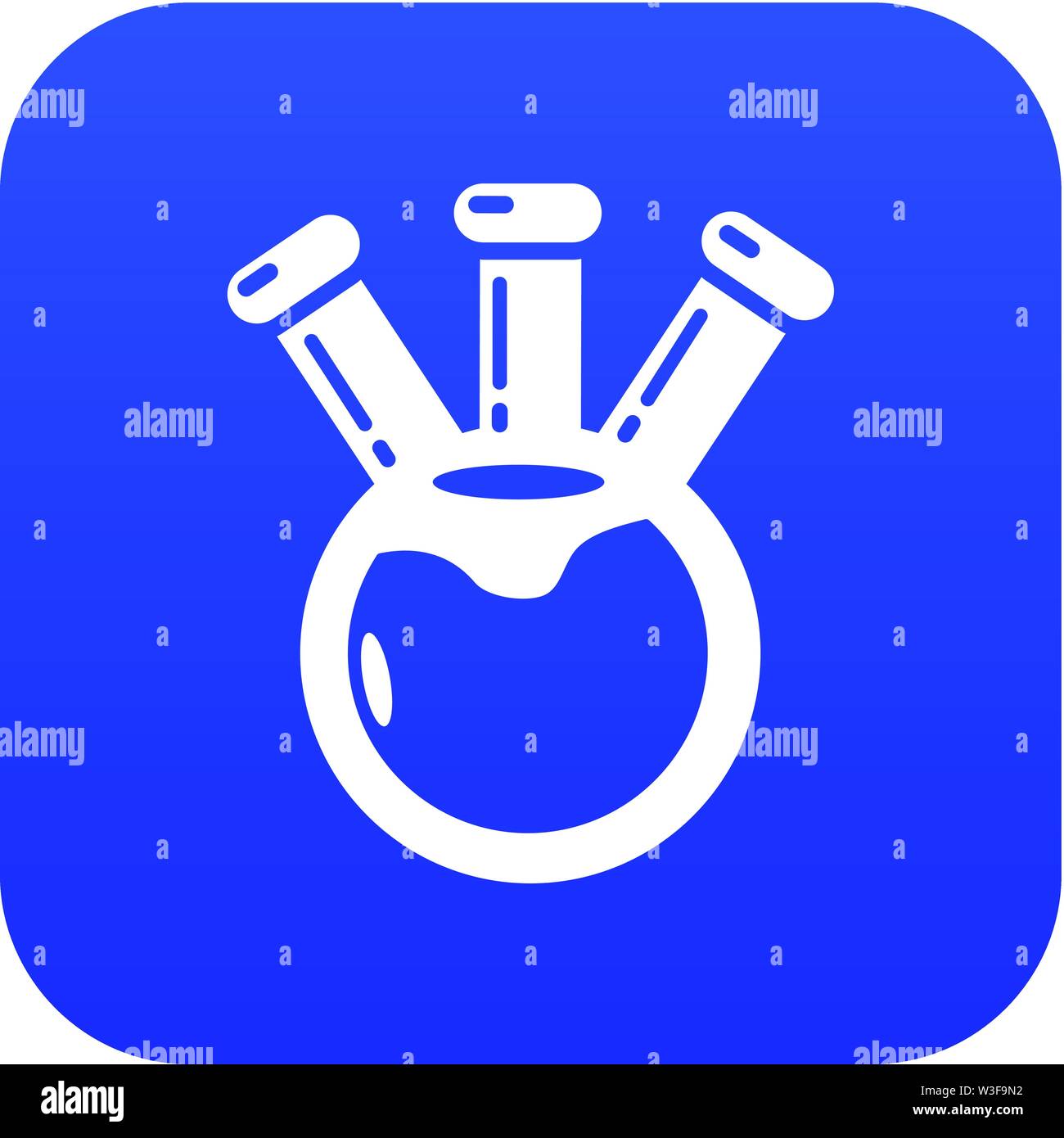 Bulb chemistry science icon, simple black style Stock Vector Image ...