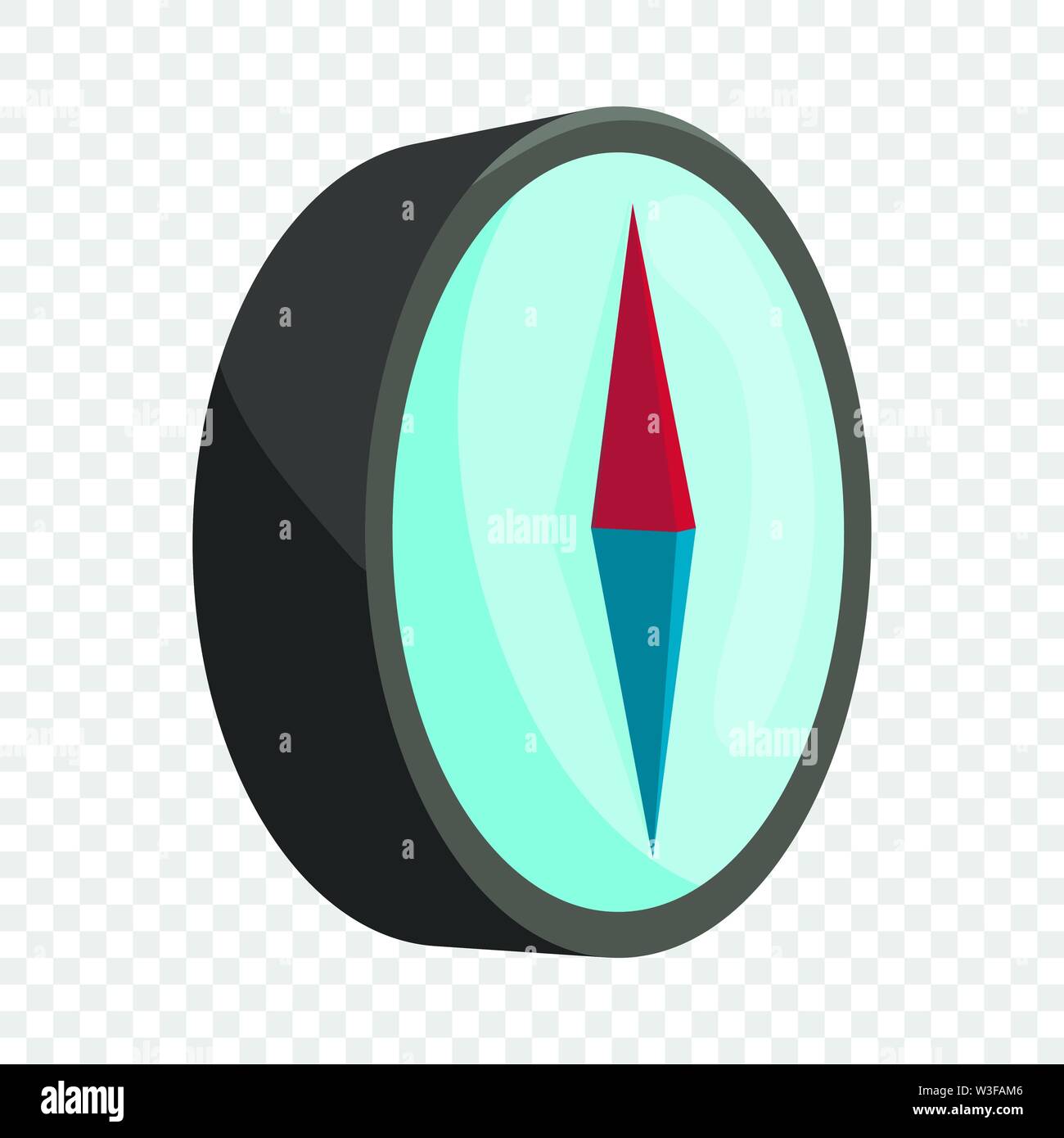 Compass icon, cartoon style Stock Vector Image & Art - Alamy