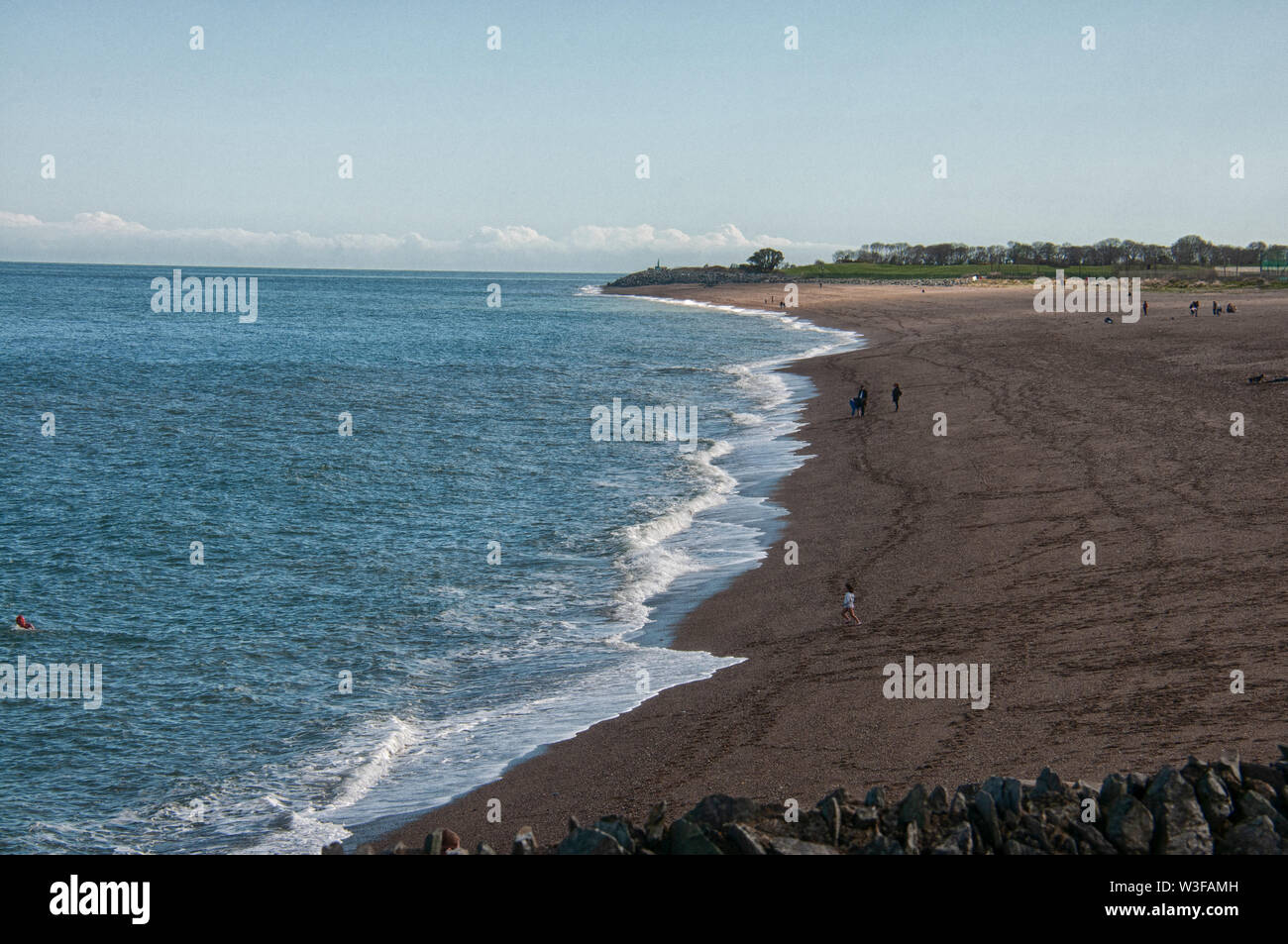 Views of the beach a Skerries Stock Photo - Alamy