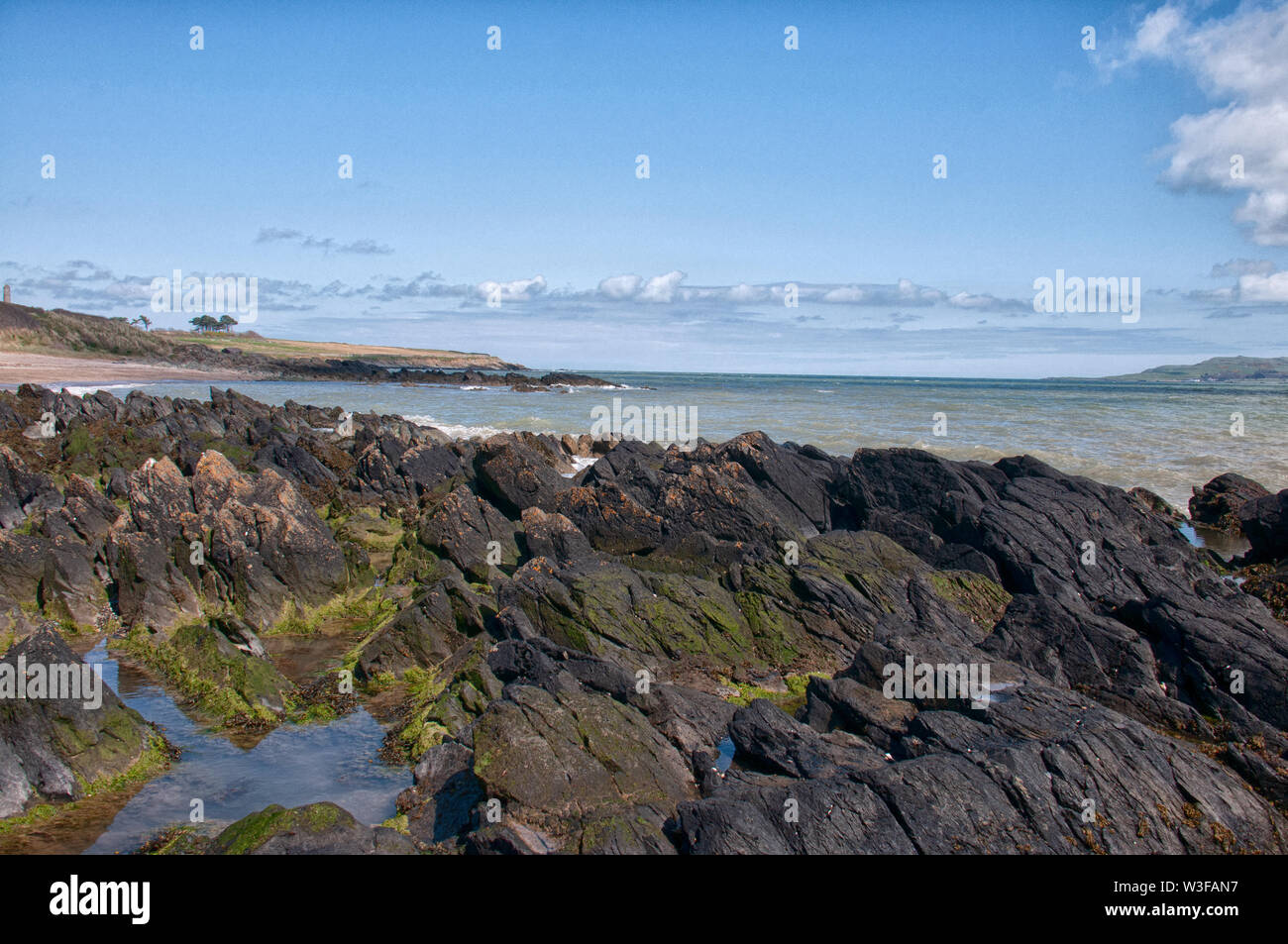 Views of the beach a Skerries Stock Photo - Alamy