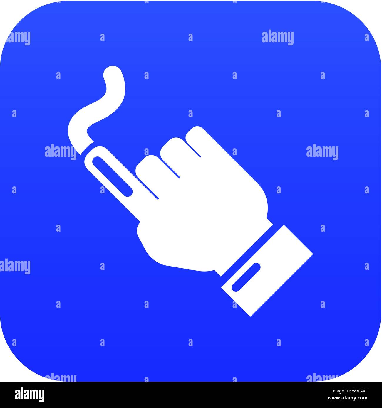 Hand click icon, simple black style Stock Vector Image & Art - Alamy