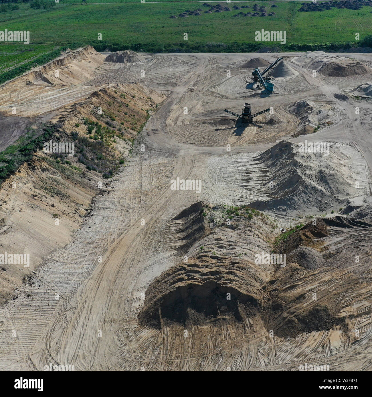 Open cast mining edge hi-res stock photography and images - Alamy