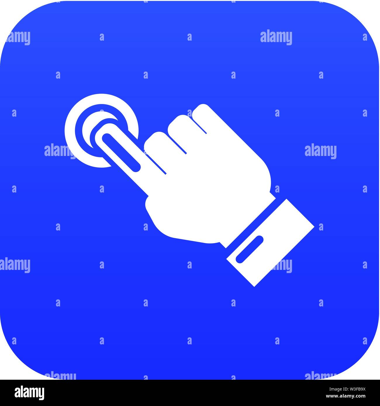 Cursor hand click icon, simple black style Stock Vector Image & Art - Alamy