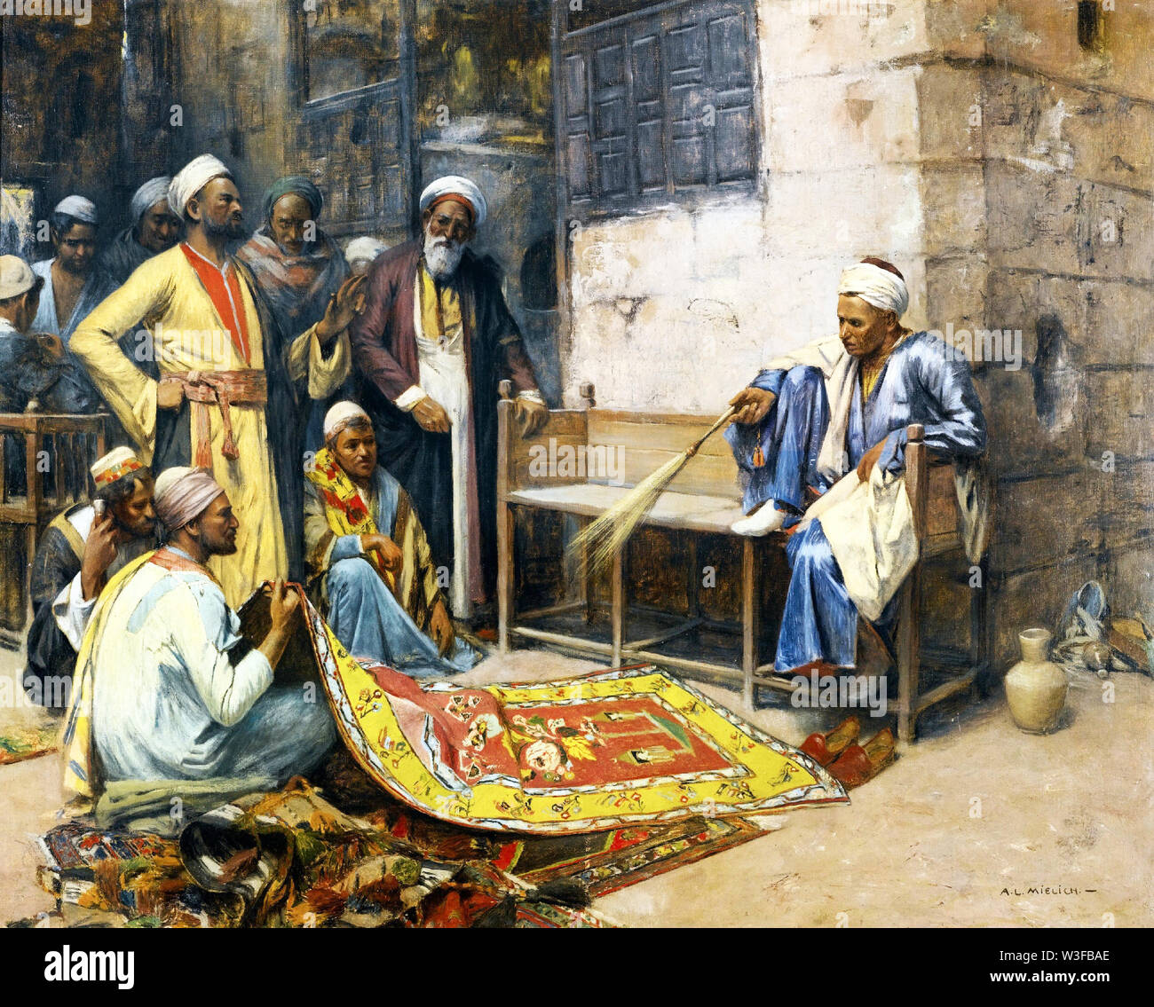 old cairo and egyptian people in 18th century Stock Photo - Alamy