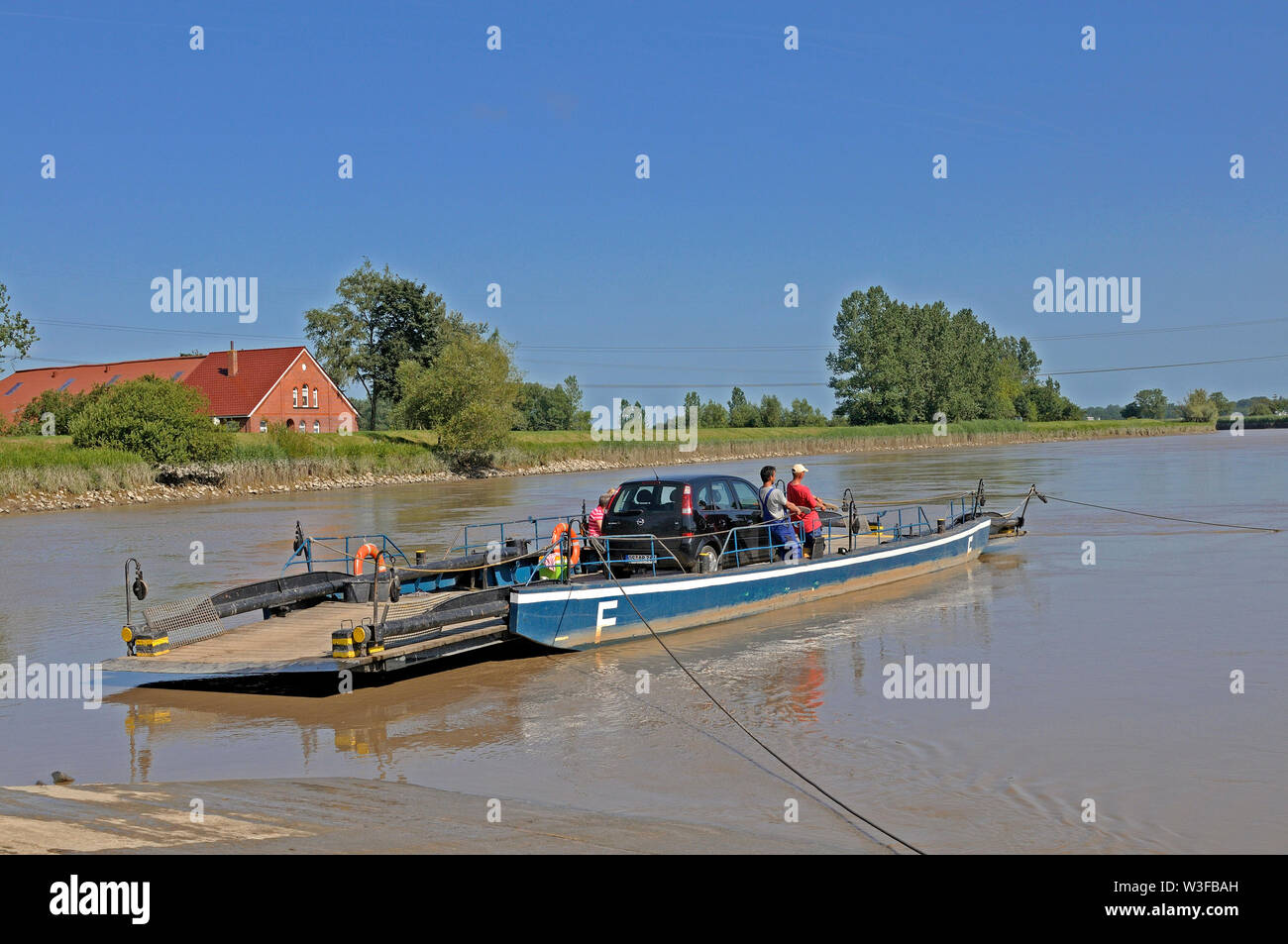 Man pull boat car hi-res stock photography and images - Alamy