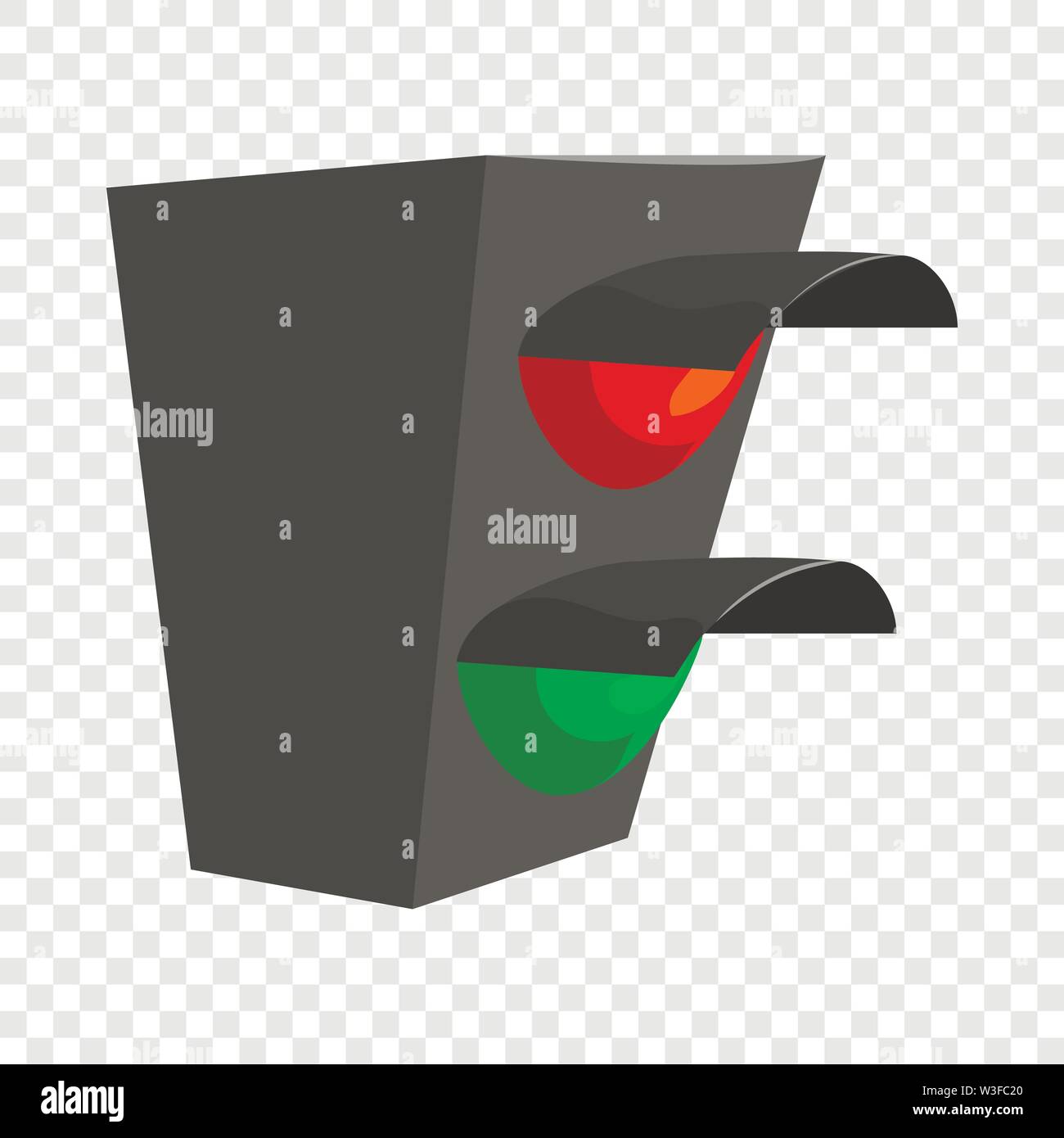 Traffic light icon, cartoon style Stock Vector Image & Art - Alamy