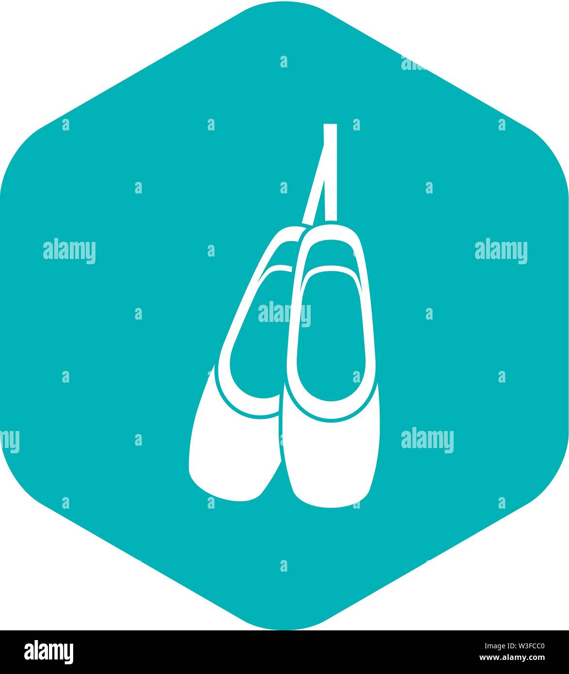 Pointe shoes icon, simple style Stock Vector Image & Art - Alamy