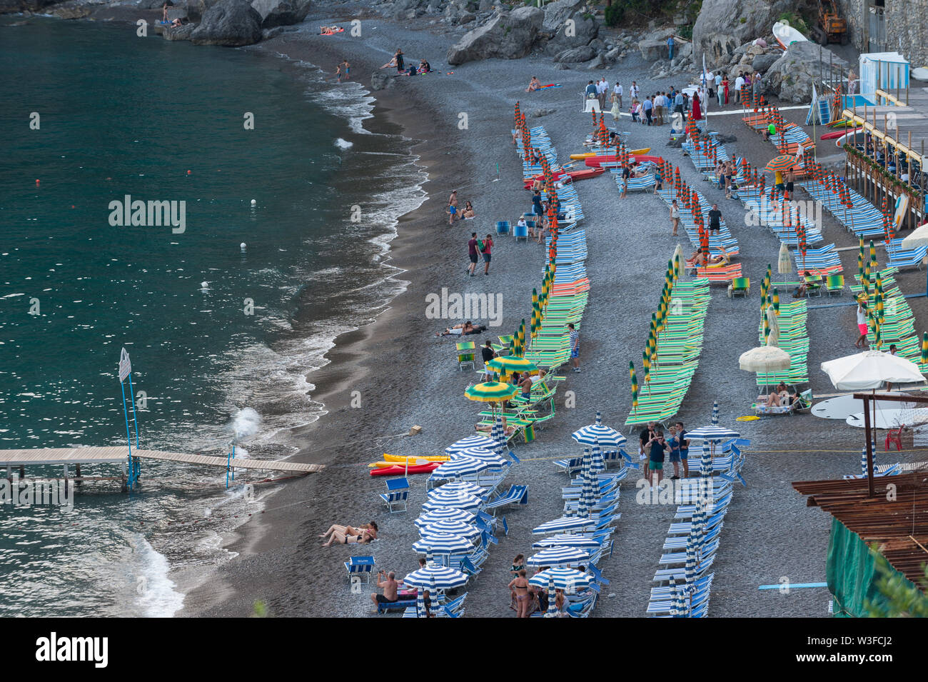 Beach in salerno italy hi-res stock photography and images - Alamy