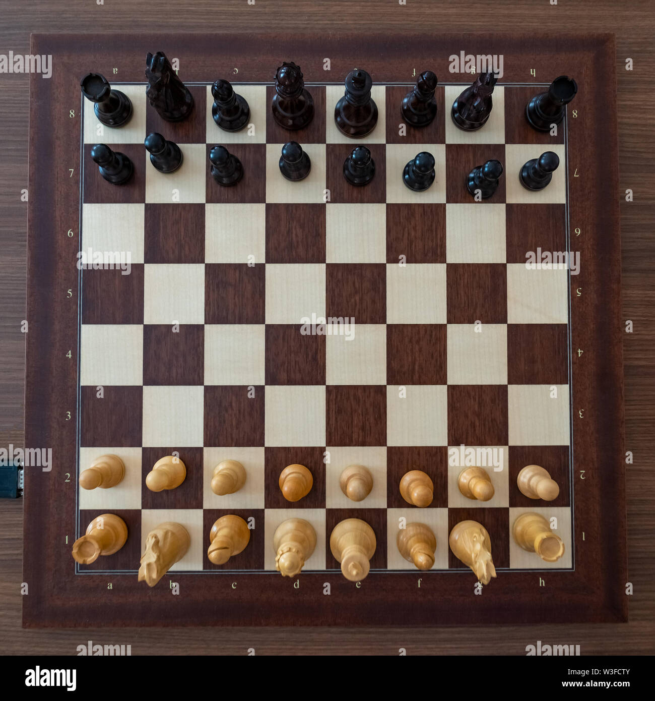 Chessboard top view isolated on hi-res stock photography and images - Alamy