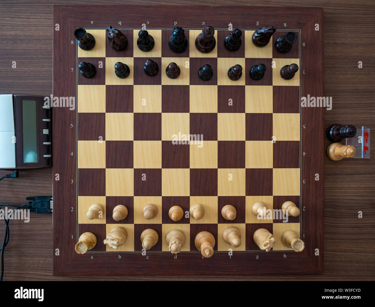 Chessboard top view isolated on hi-res stock photography and images - Alamy