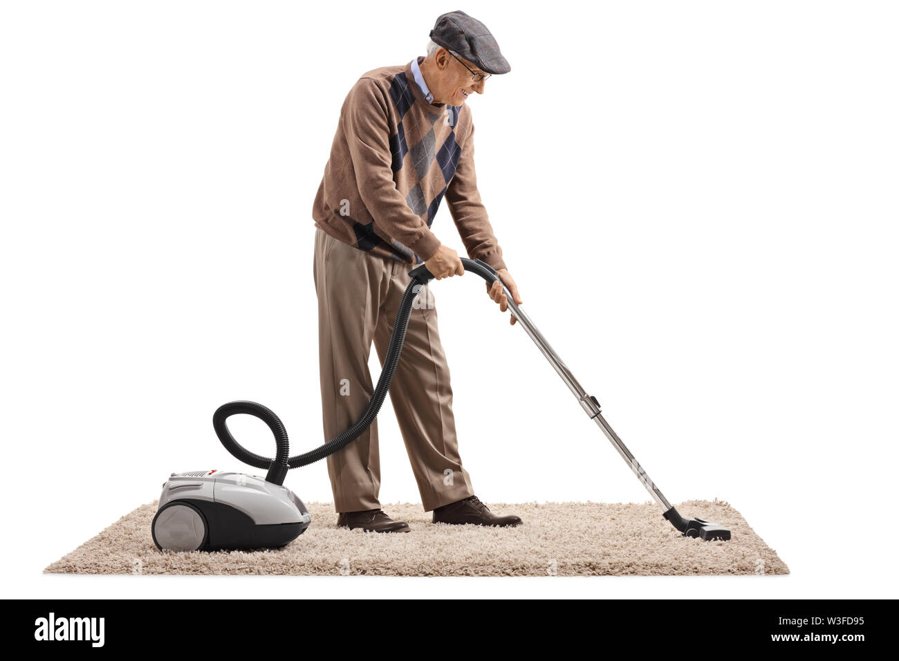Cleaning carpet hoover home Cut Out Stock Images & Pictures - Alamy