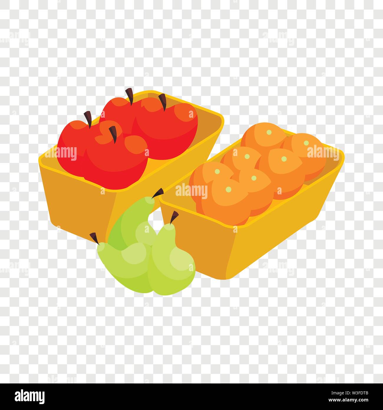 Boxes of fruit icon, cartoon style Stock Vector Image & Art - Alamy