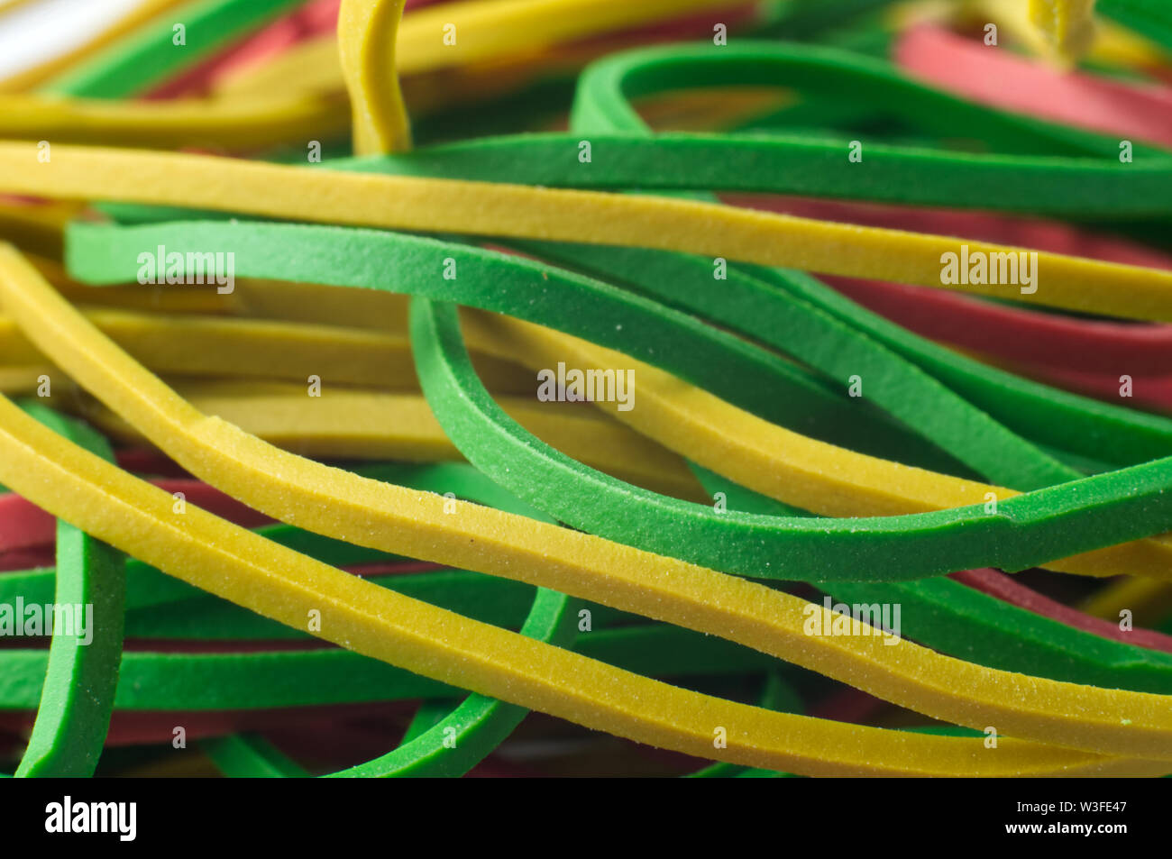 Tangled elastic bands hi-res stock photography and images - Alamy