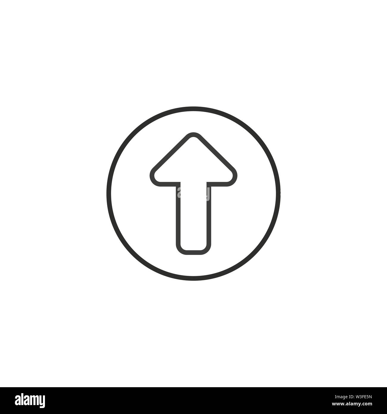 Up Arrow icon. Vector illustration flat Stock Vector Image & Art - Alamy