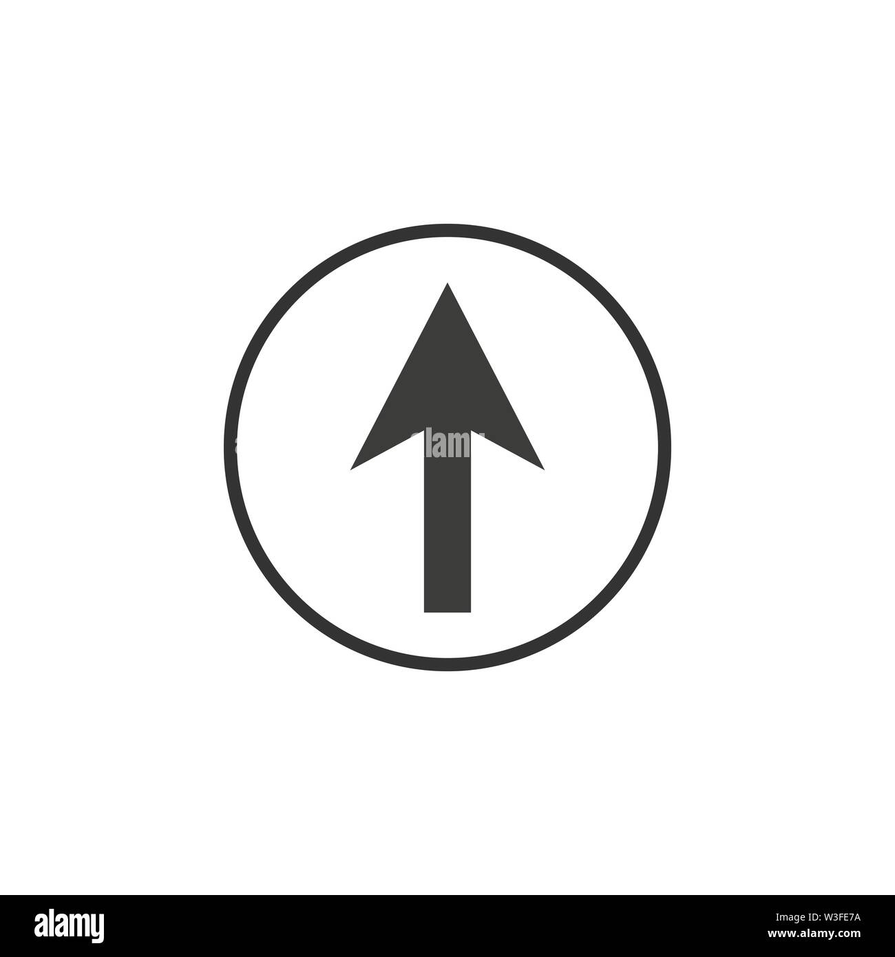 Up Arrow icon. Vector illustration flat Stock Vector Image & Art - Alamy