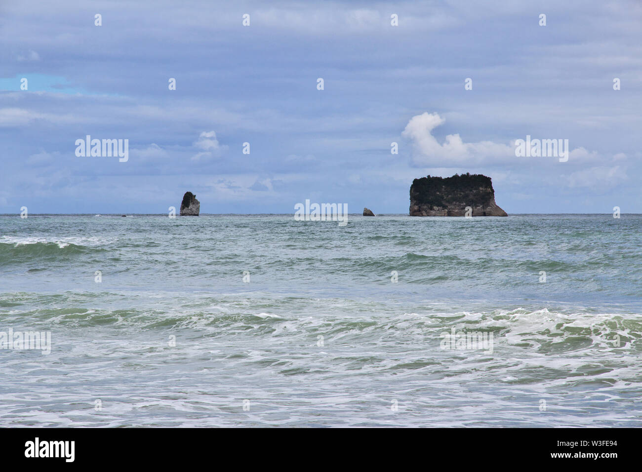 Tasman sea coast on the South island, New Zealand Stock Photo - Alamy