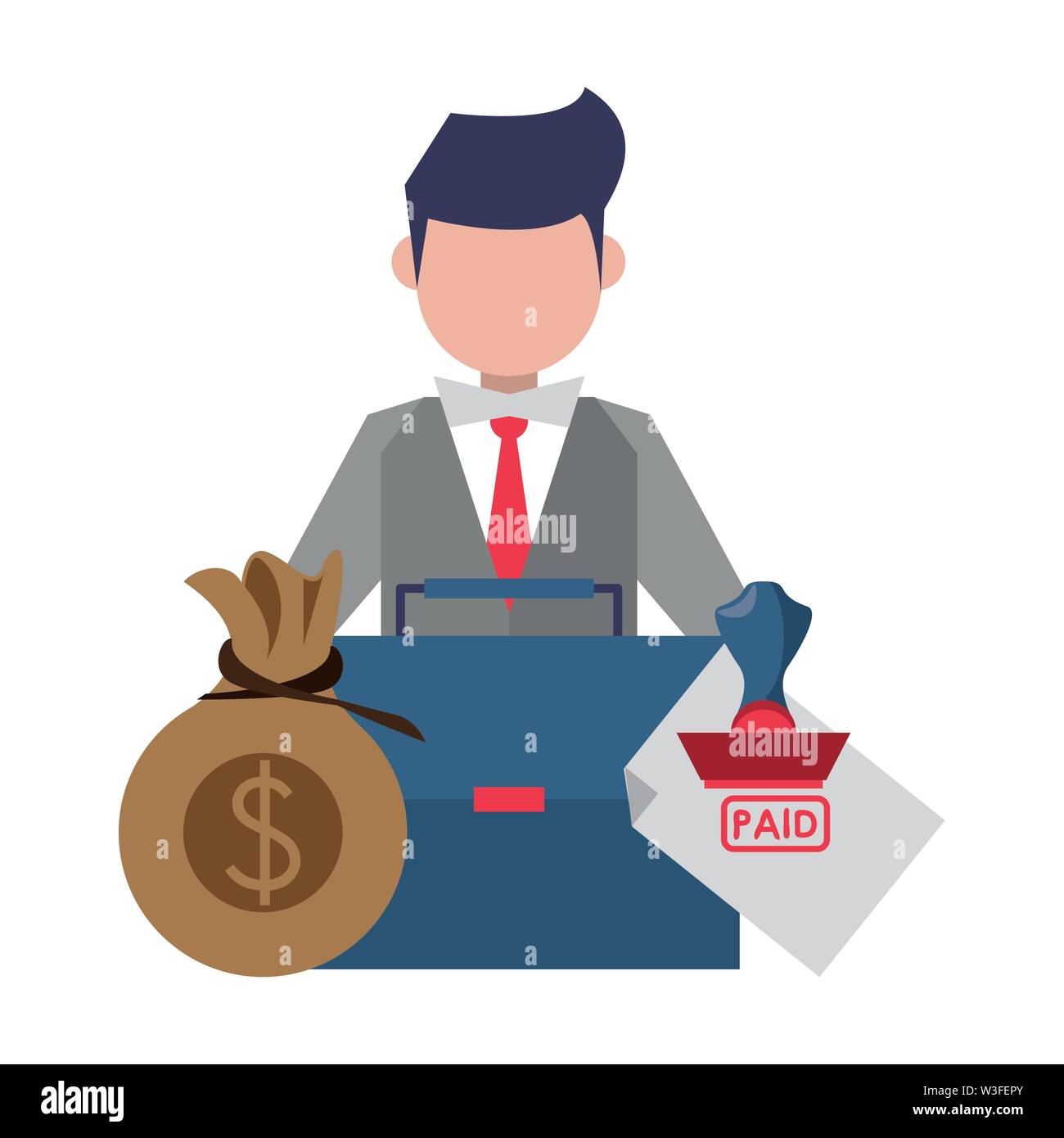 saving money business finance cartoon Stock Vector Image & Art - Alamy