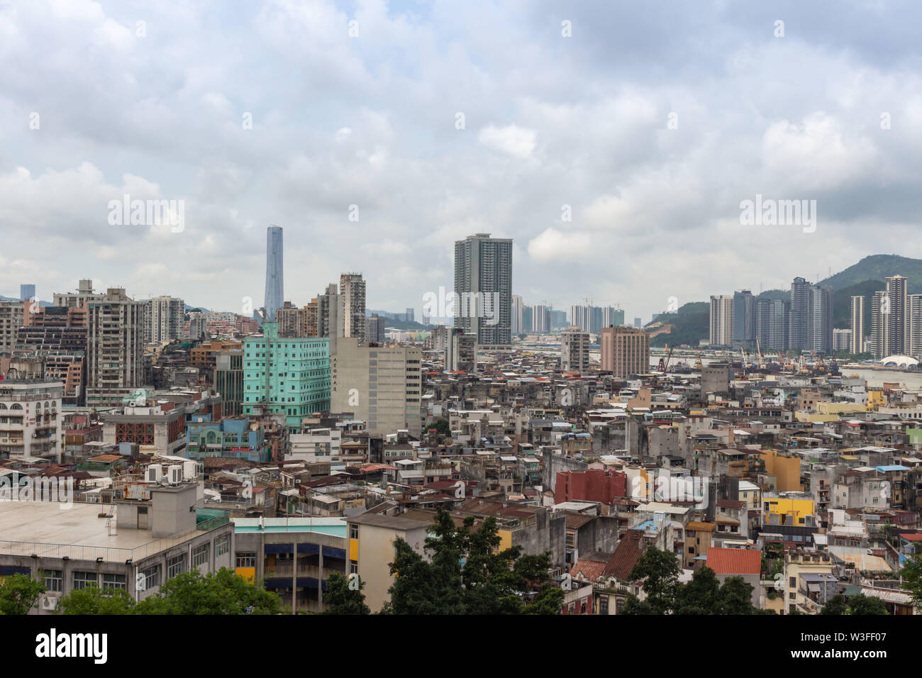 View of Macau city from Mount fortress Stock Photo - Alamy