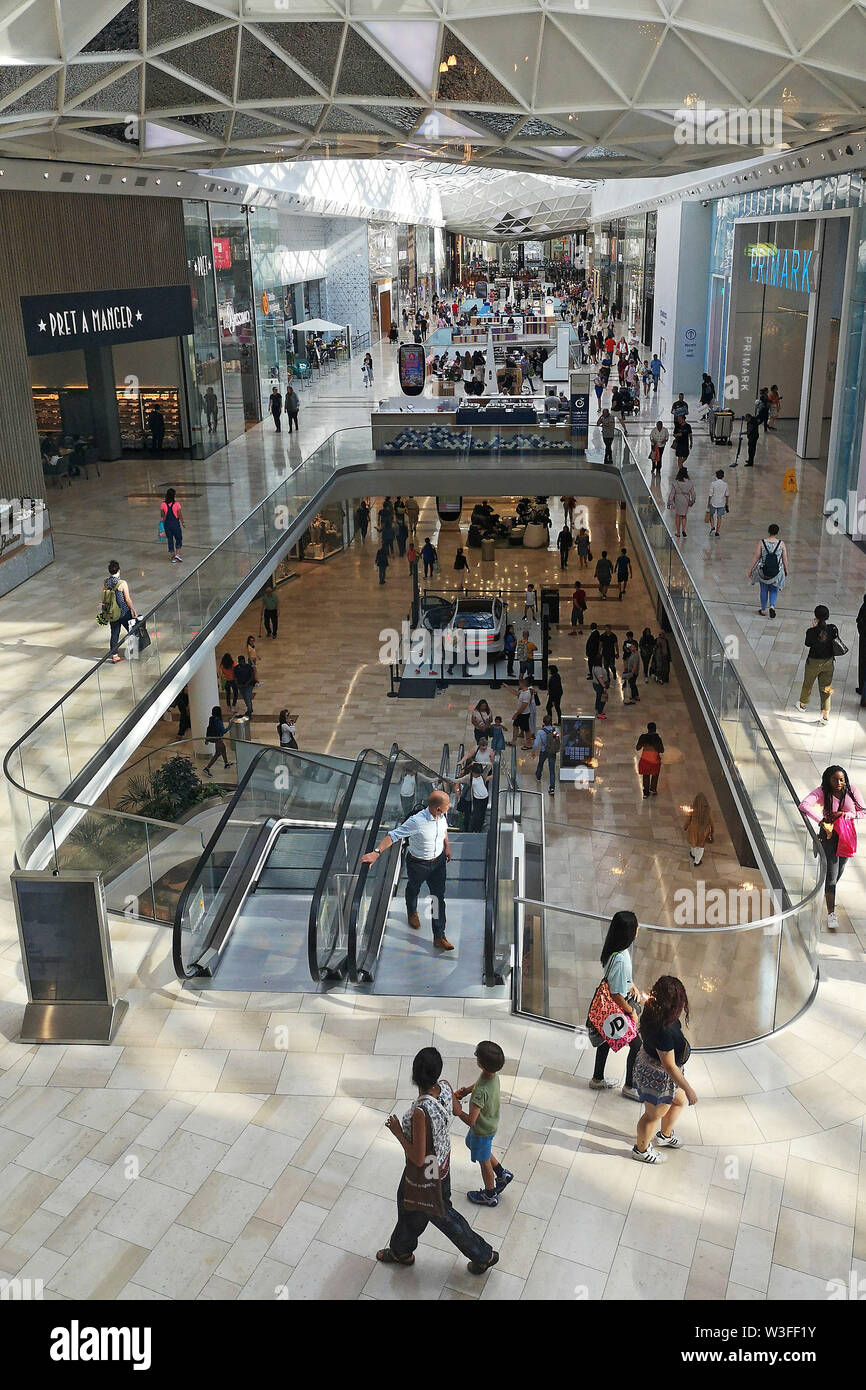 A general view west 12 shopping centre hi-res stock photography and ...