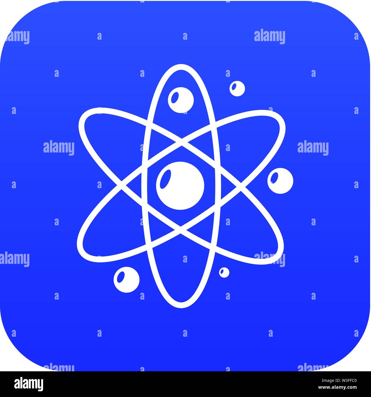 Atom icon, simple black style Stock Vector Image & Art - Alamy