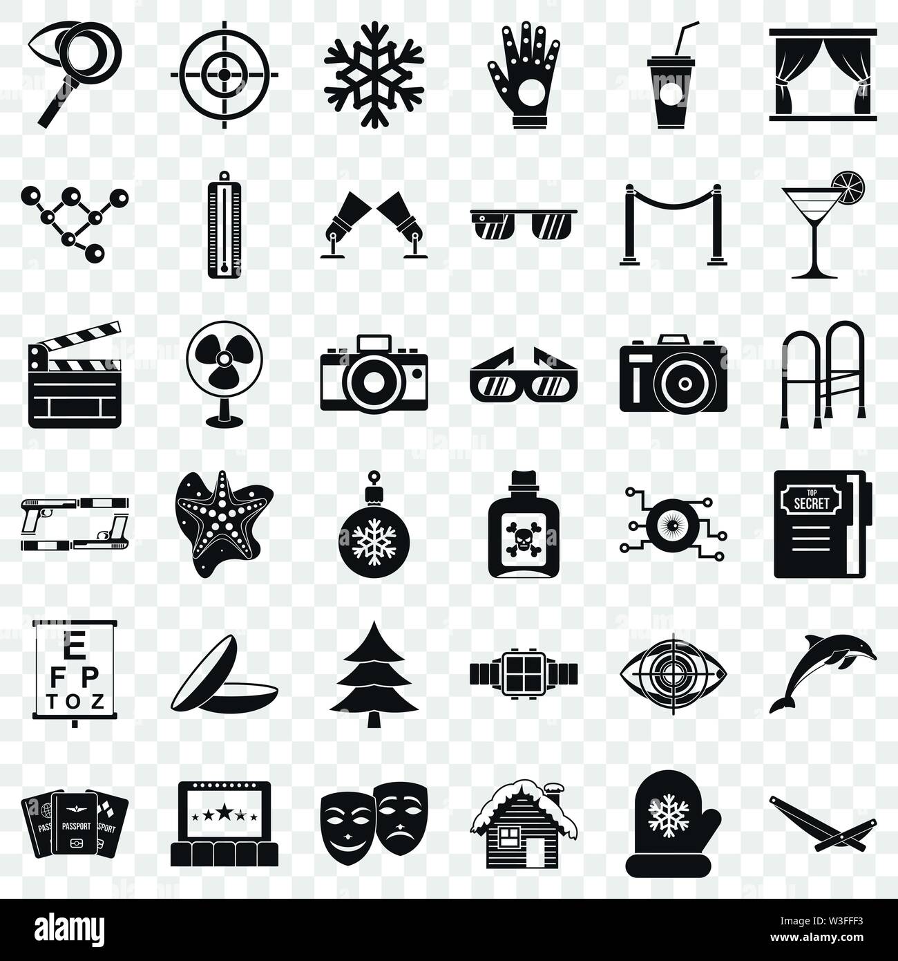 Drink icons set, simple style Stock Vector Image & Art - Alamy