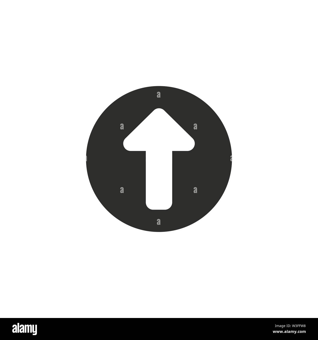Direction arrow up icon Stock Vector Images - Alamy