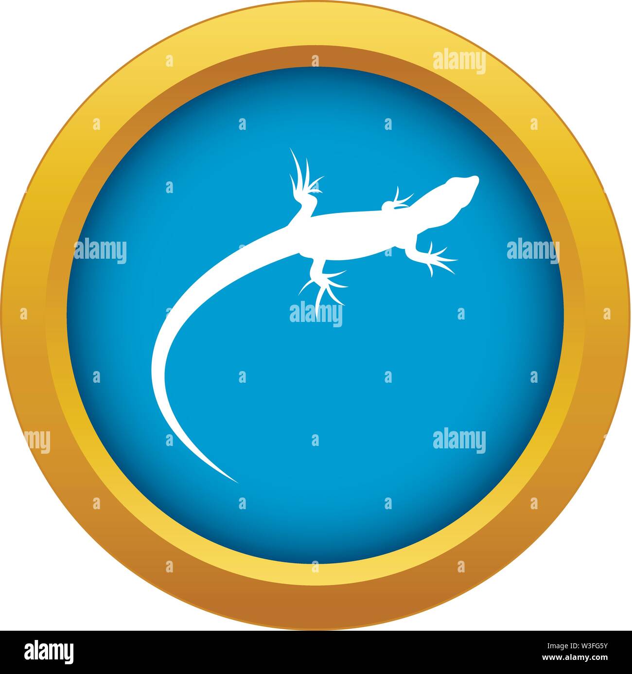 Blue reptilian wildlife Stock Vector Images - Alamy