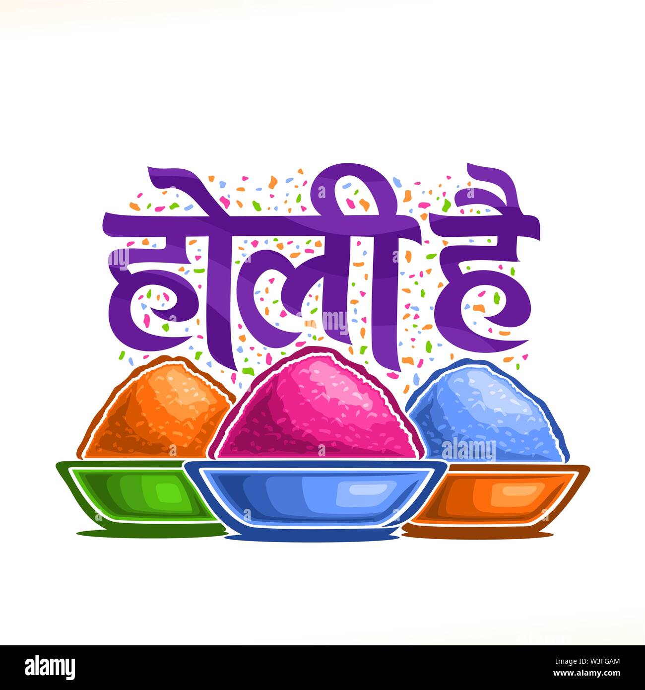Holi festival poster hi-res stock photography and images - Alamy