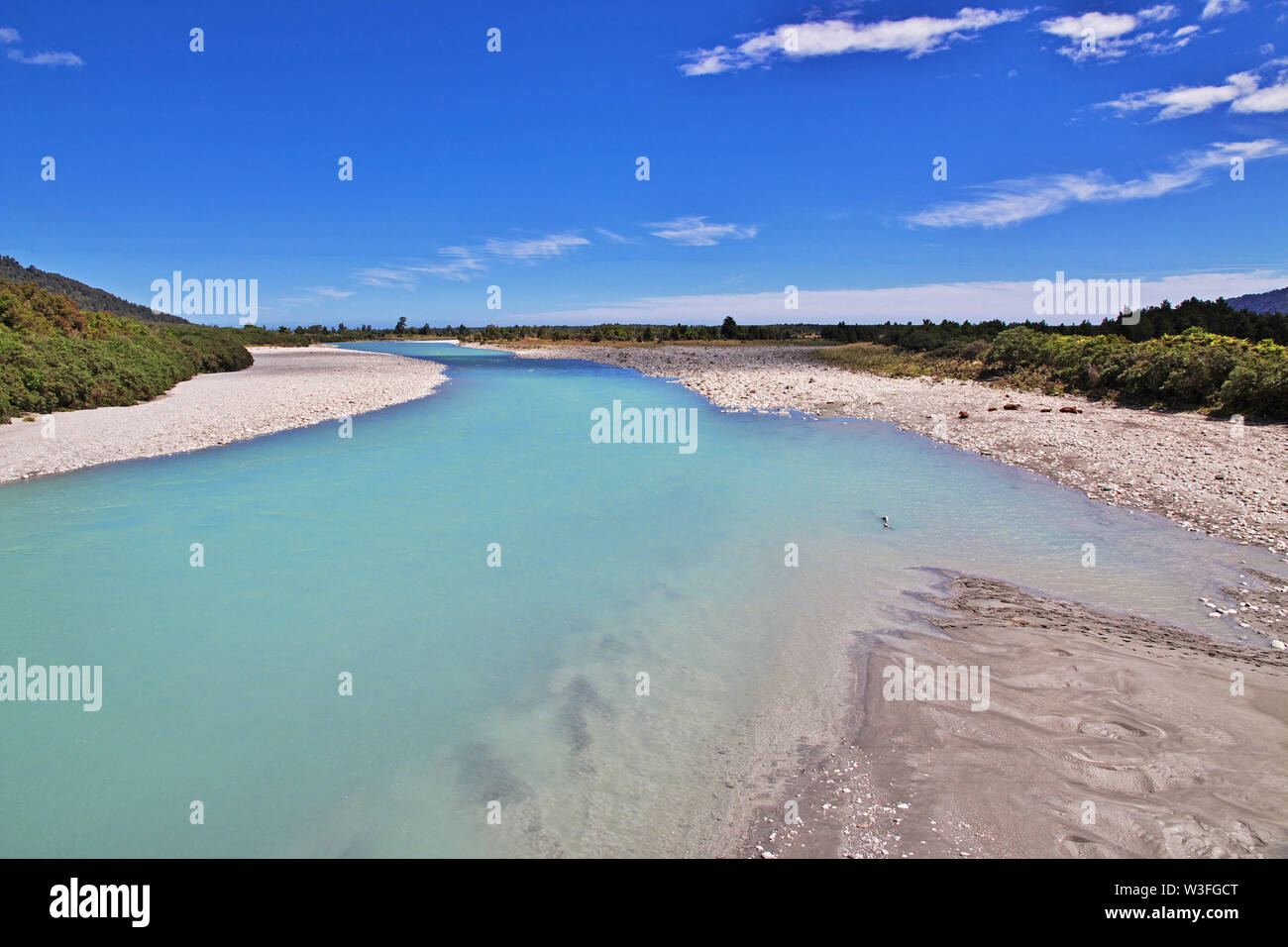 River in South island, New Zealand Stock Photo - Alamy