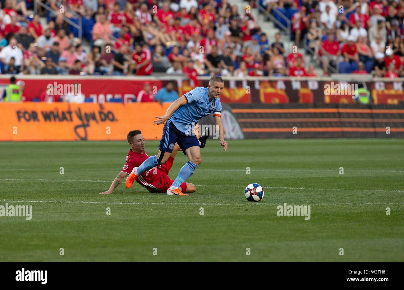 Harrison, United States. 14th July, 2019. Alexander Ring (8) of NYCFC ...