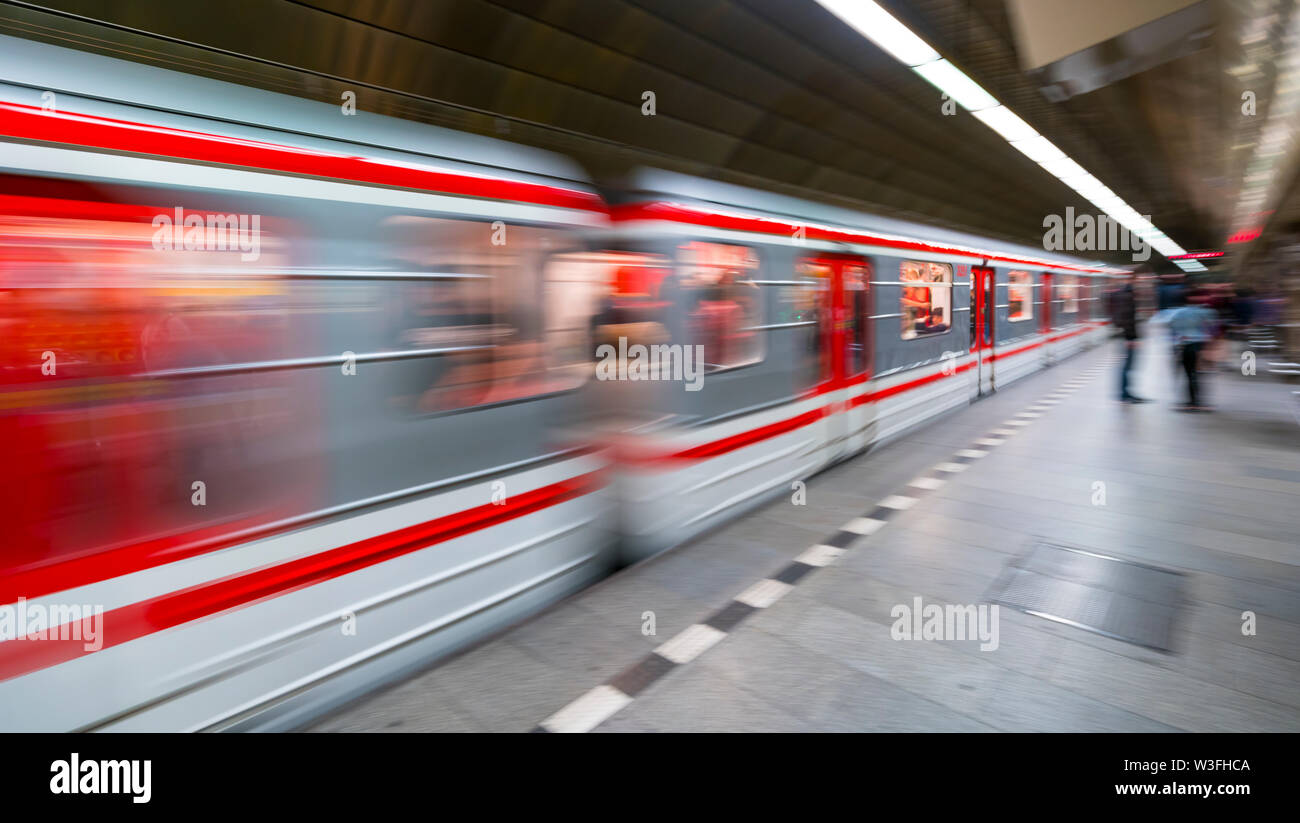 Metro, Prague, Czech Republic, Europe Stock Photo - Alamy