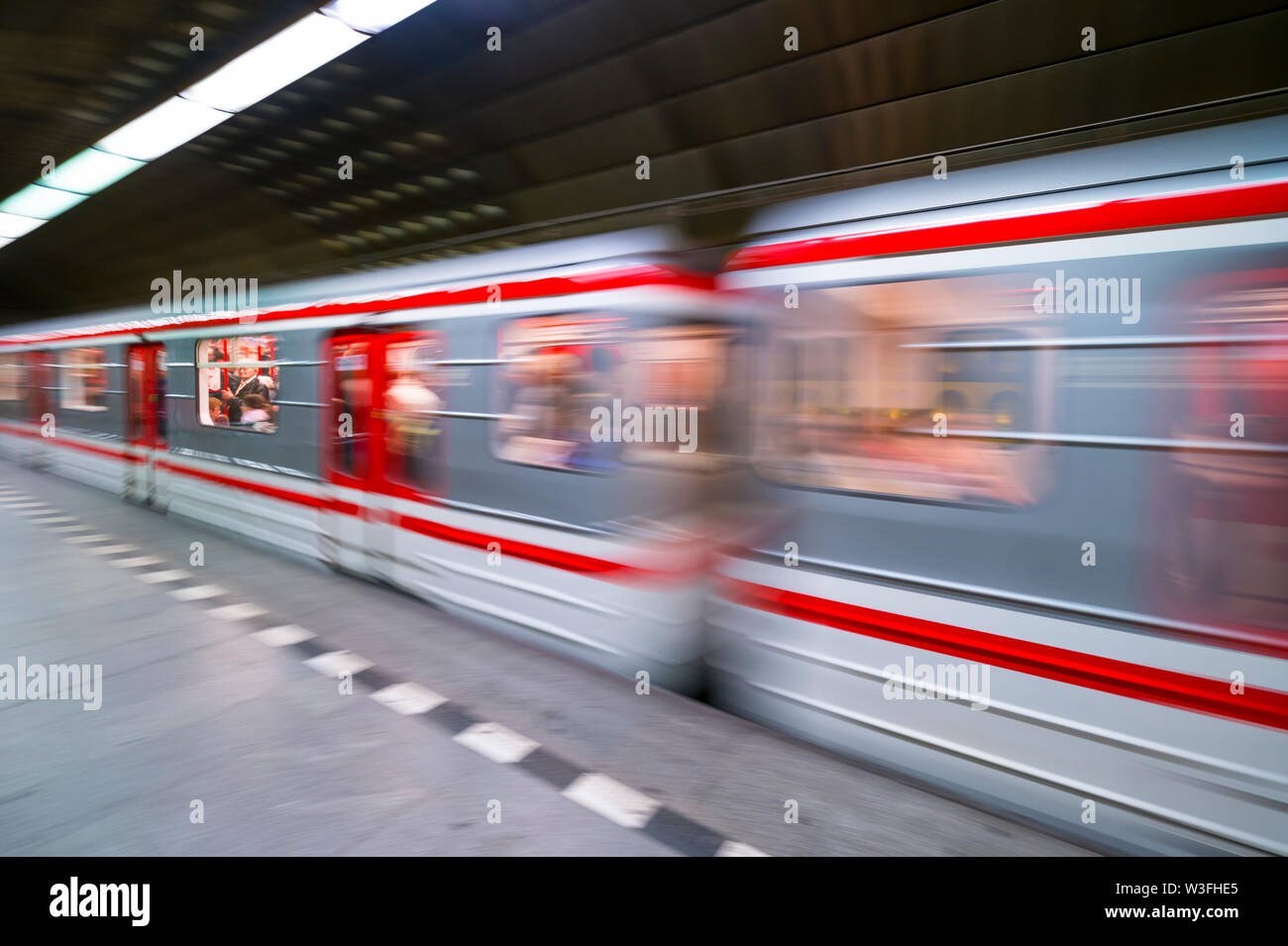 Metro, Prague, Czech Republic, Europe Stock Photo - Alamy
