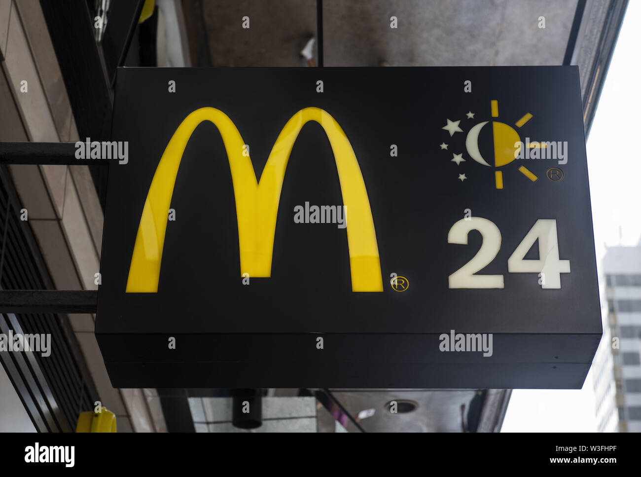 July 12 2019 Hong Kong China American Fast food Restaurant july-12-2019-hong-kong-china-american-fast-food-restaurant