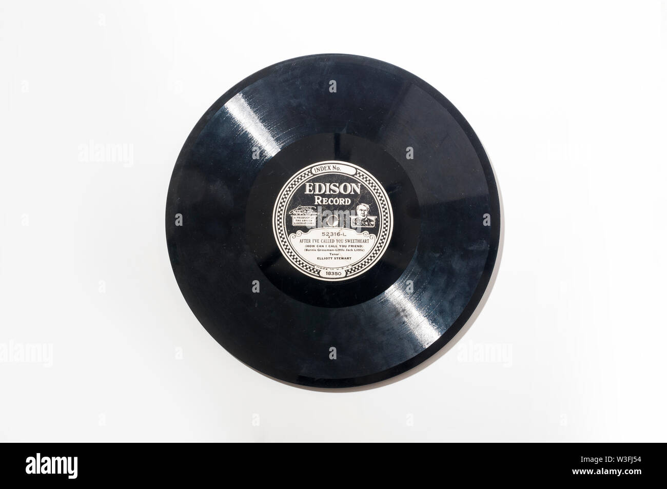 Edison Diamond Disk Record 1912 to 1929. This label side is "After I've ...