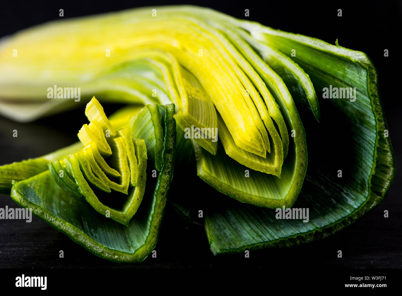Leeks close up hi-res stock photography and images - Alamy