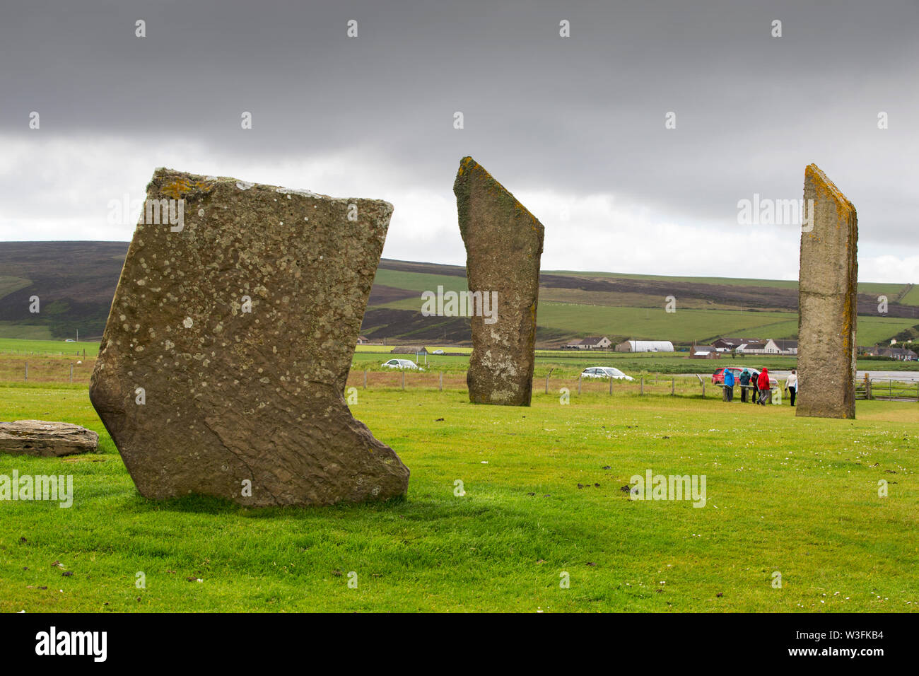 The Stones of Stenness on Mainland Orkney, possibly the oldest Henge ...