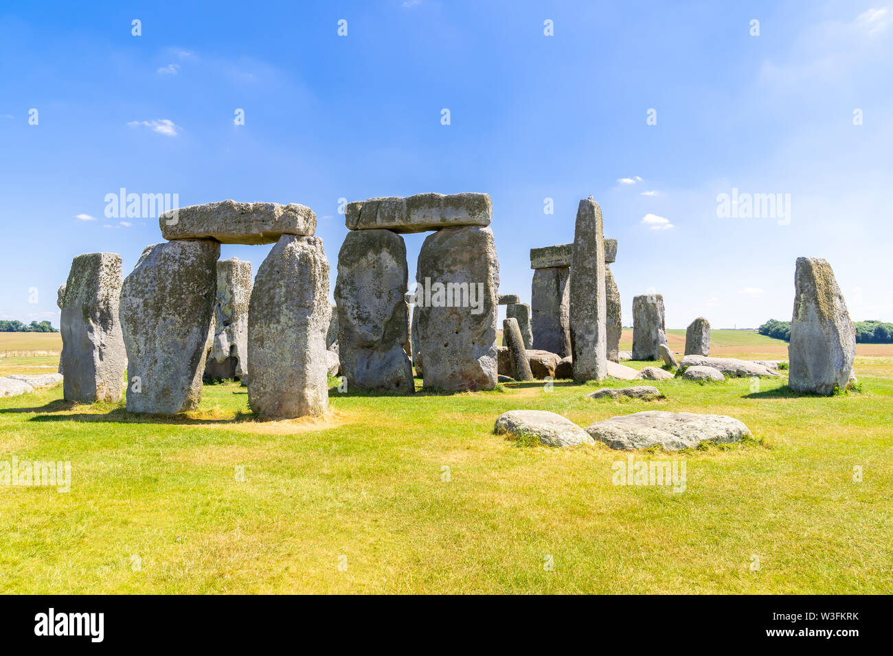 Landscape of Stonehenge England United Kingdom, UNESCO World heritage ...