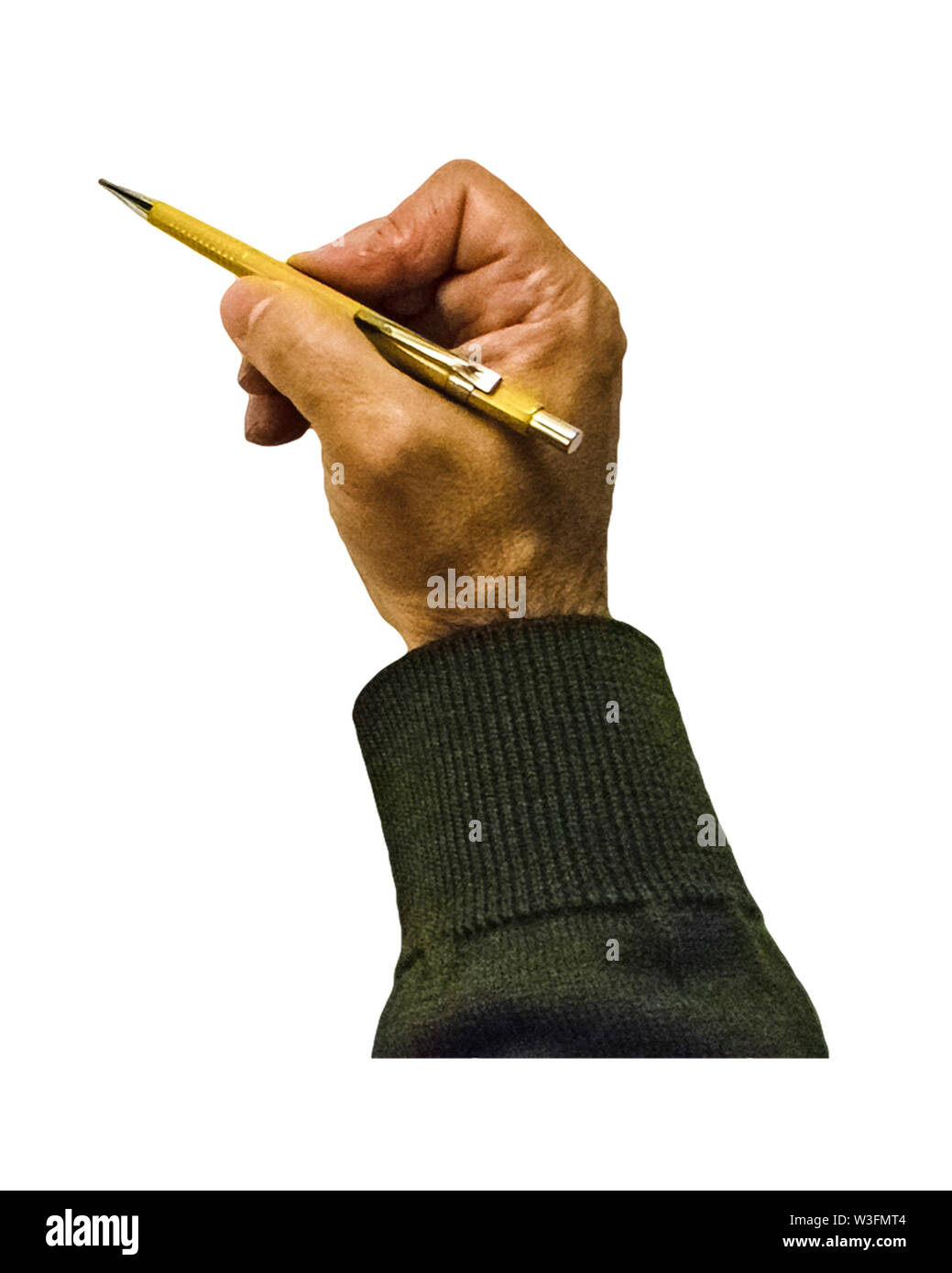 Right Hand Holding Pencil