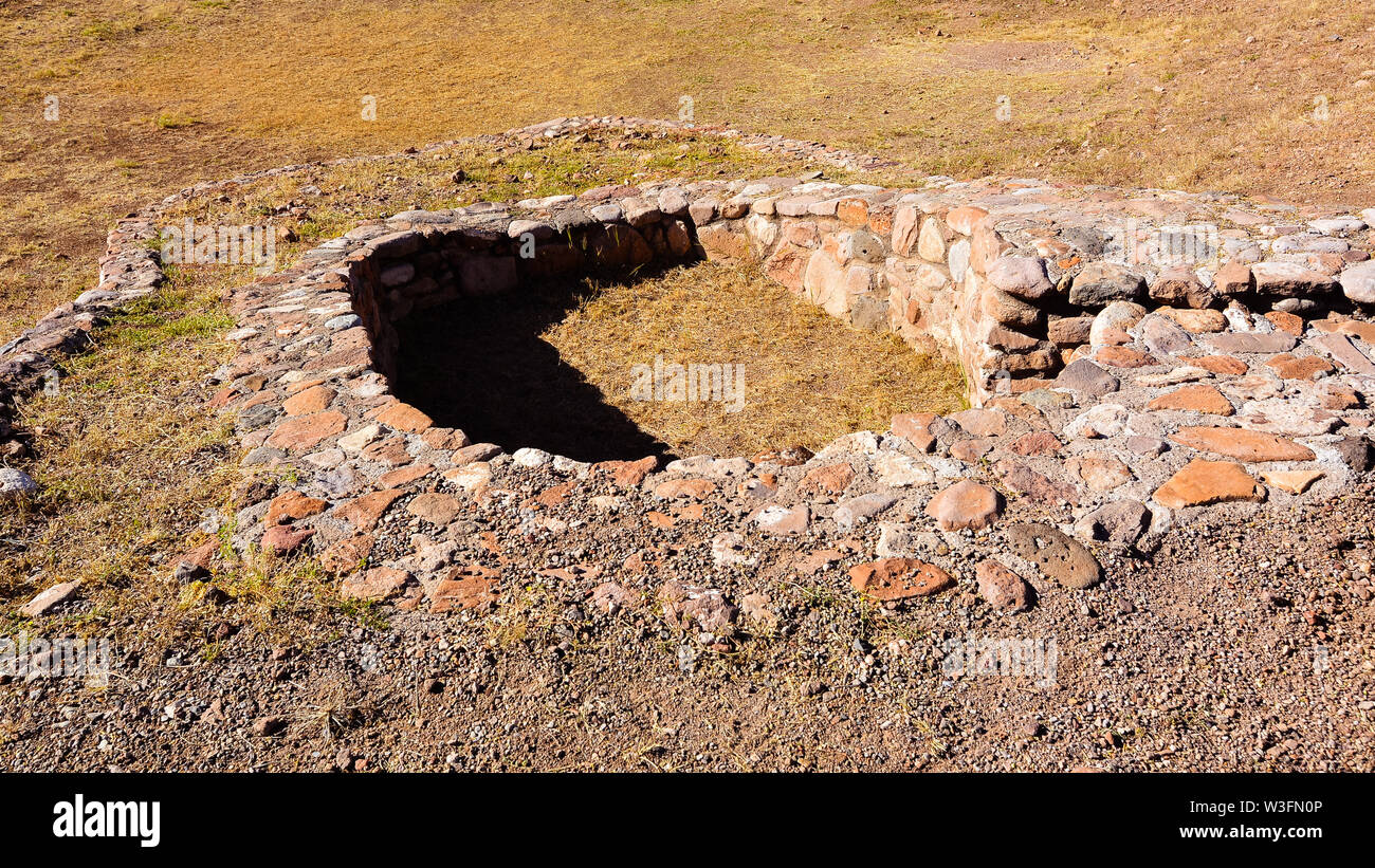 Cistern - Casas Grandes (Paquime), a prehistoric archaeological site in ...