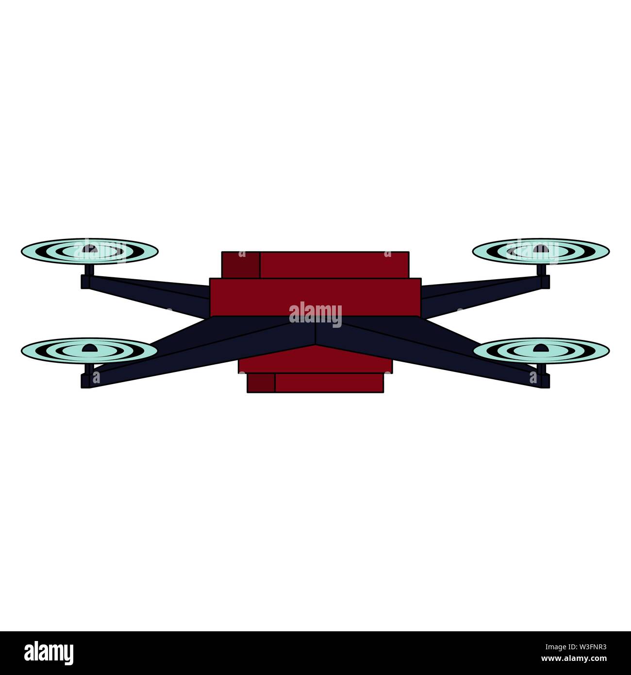 air drone remote control cartoon Stock Vector Image & Art - Alamy