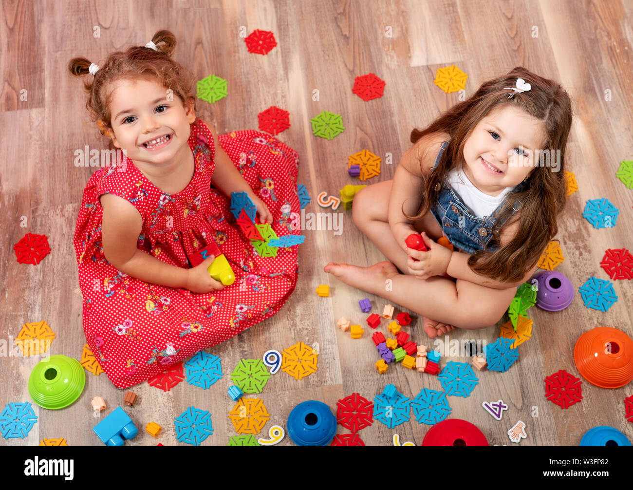 Little child playing with toys. Toys for kids Stock Photo - Alamy