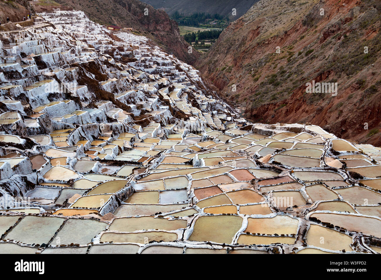 Salt ponds in Maras, South Peru, South America Stock Photo - Alamy