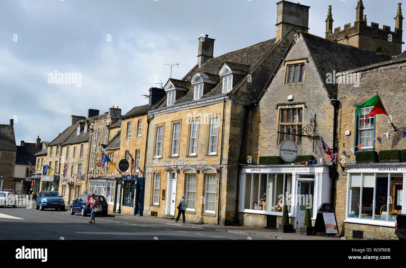 Stow-on-the-Wold, Gloucestershire, England, UK. A village in the ...