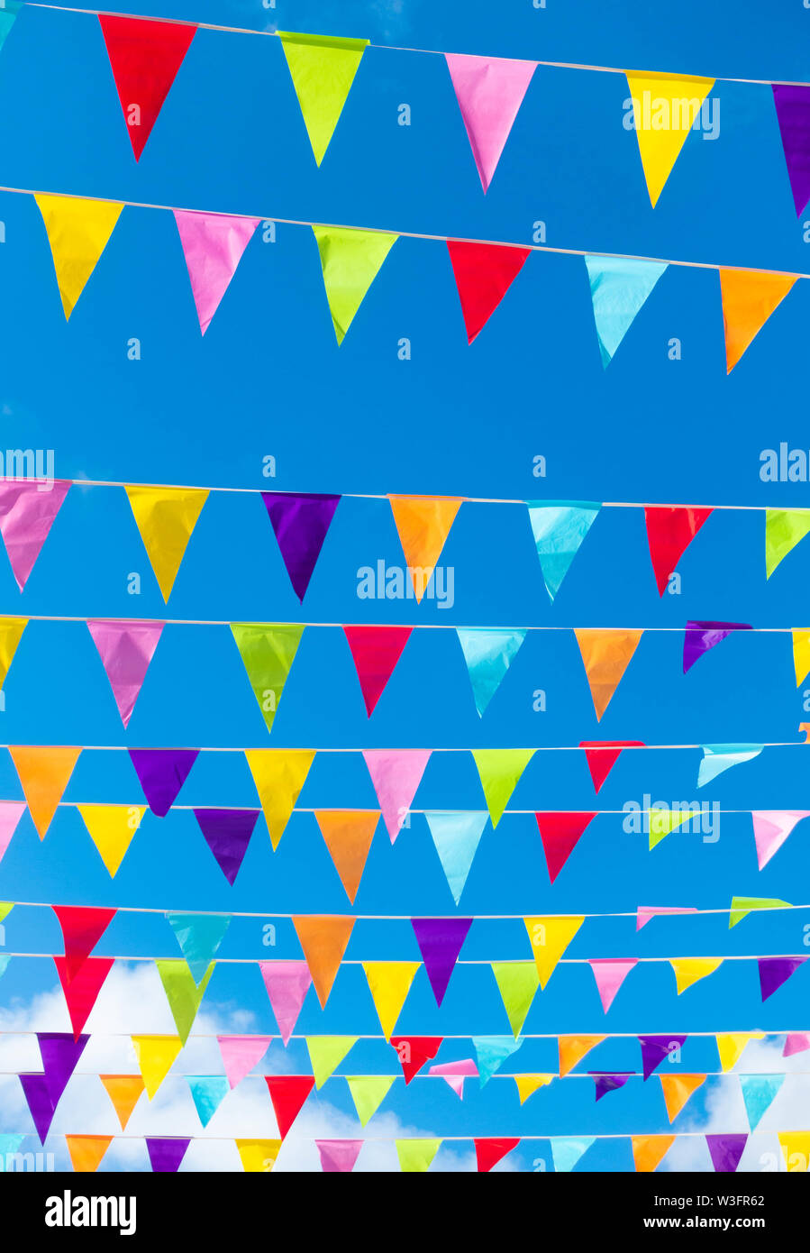 Bunting flags hi-res stock photography and images - Alamy