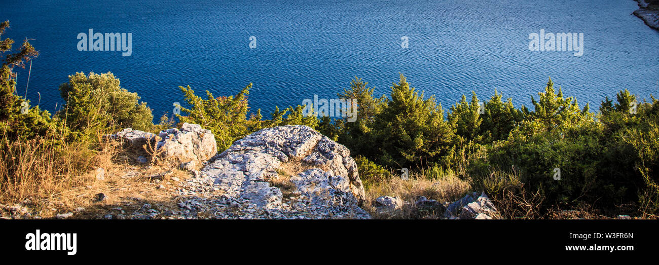 Beautiful Bay at Rakalj in Croatia Stock Photo - Alamy