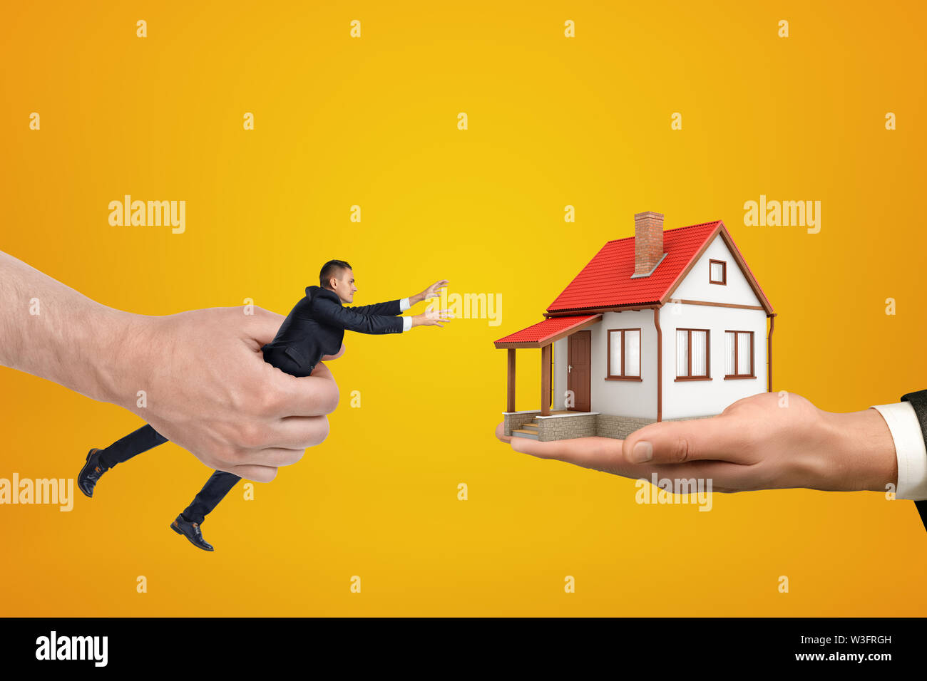 Funny house sale hi-res stock photography and images - Alamy