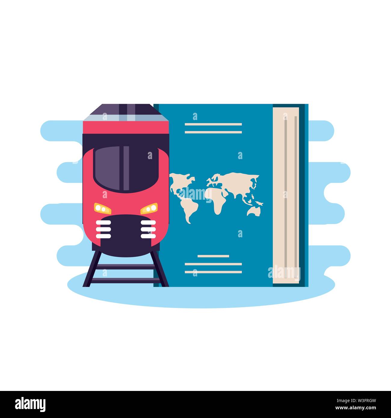 National rail Stock Vector Images - Alamy