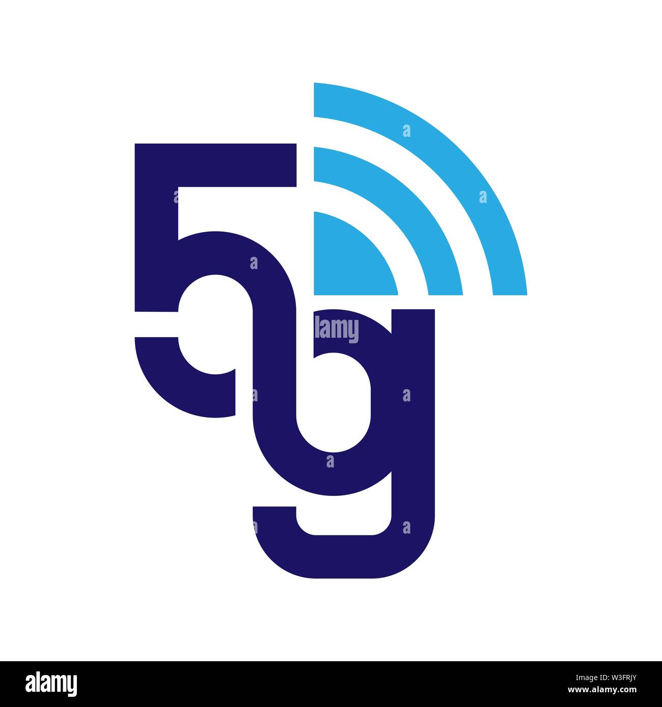 5G network logo. Logo network 5G connection. EPS 10 Stock Vector Image ...