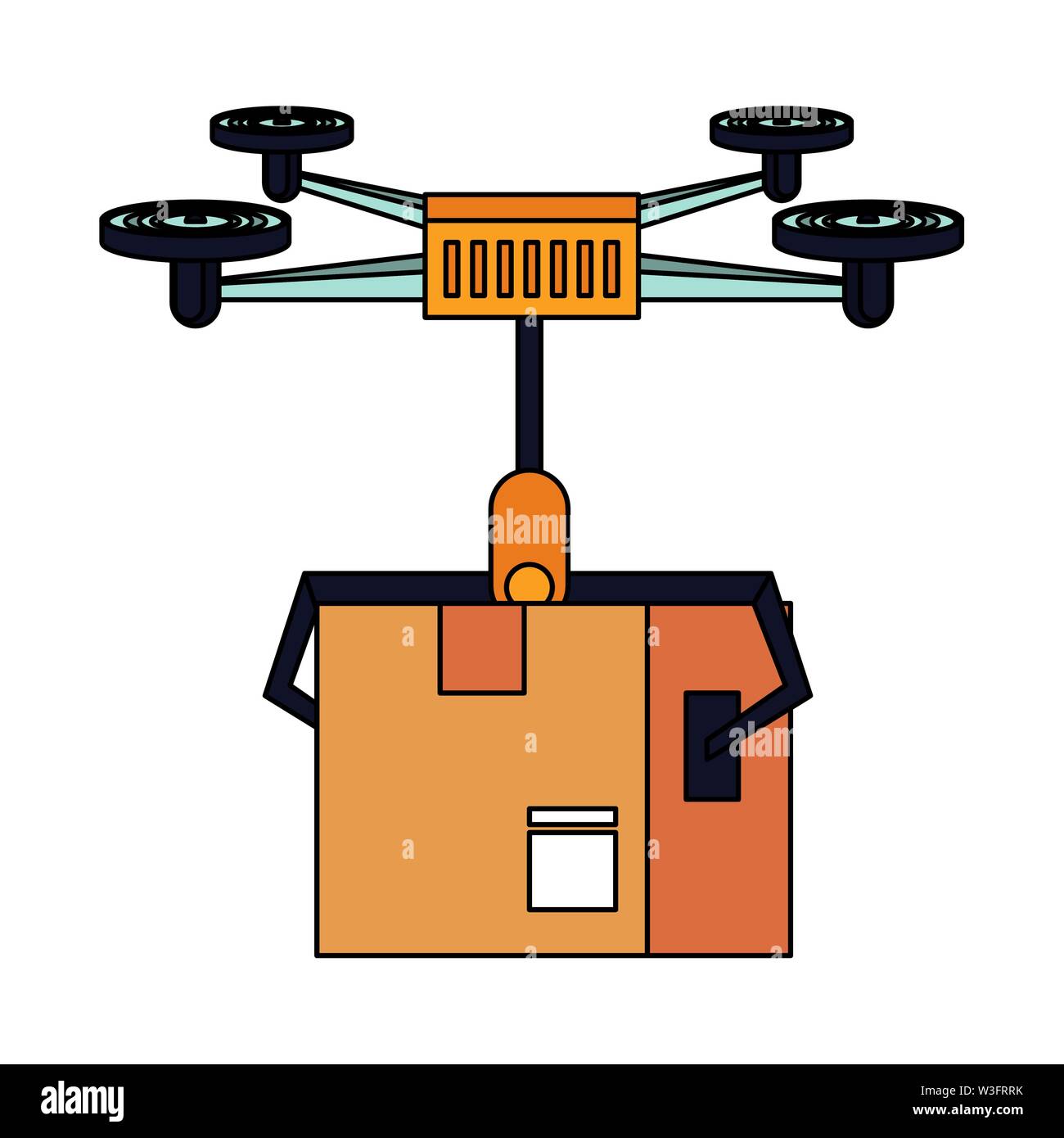 air drone remote control cartoon Stock Vector Image & Art - Alamy