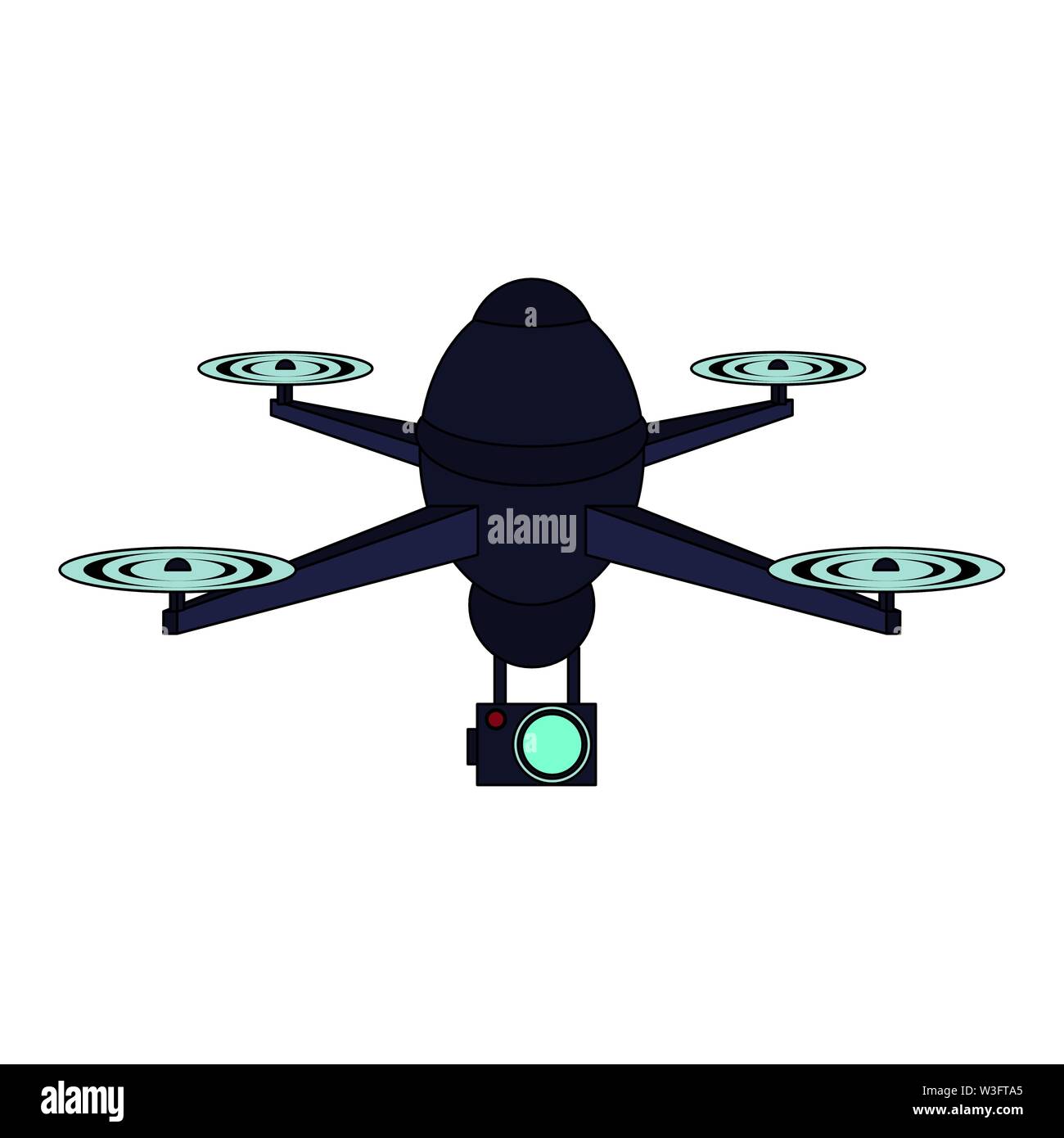 air drone remote control cartoon Stock Vector Image & Art - Alamy